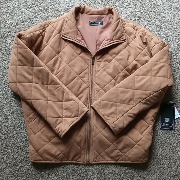 bagatelle | Jackets & Coats | Bagatelle Collection Camel Quilted Jacket ...